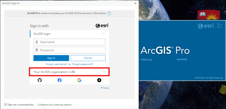 ESRI ArcGIS Information – RC2001
